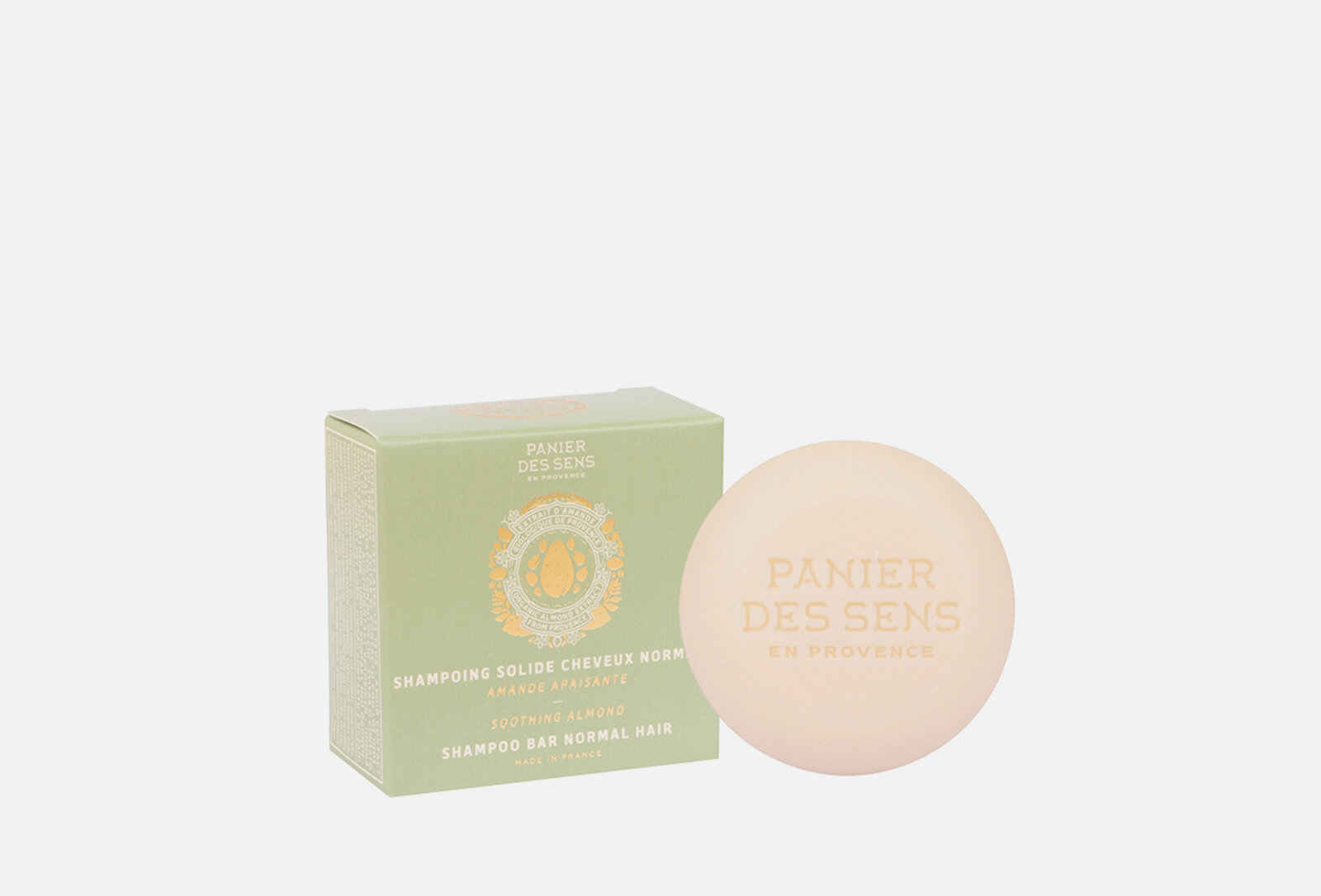 Твердый шампунь PANIER DES SENS INTEMPORELS Shampoo Bar Normal Hair Almond 75 г