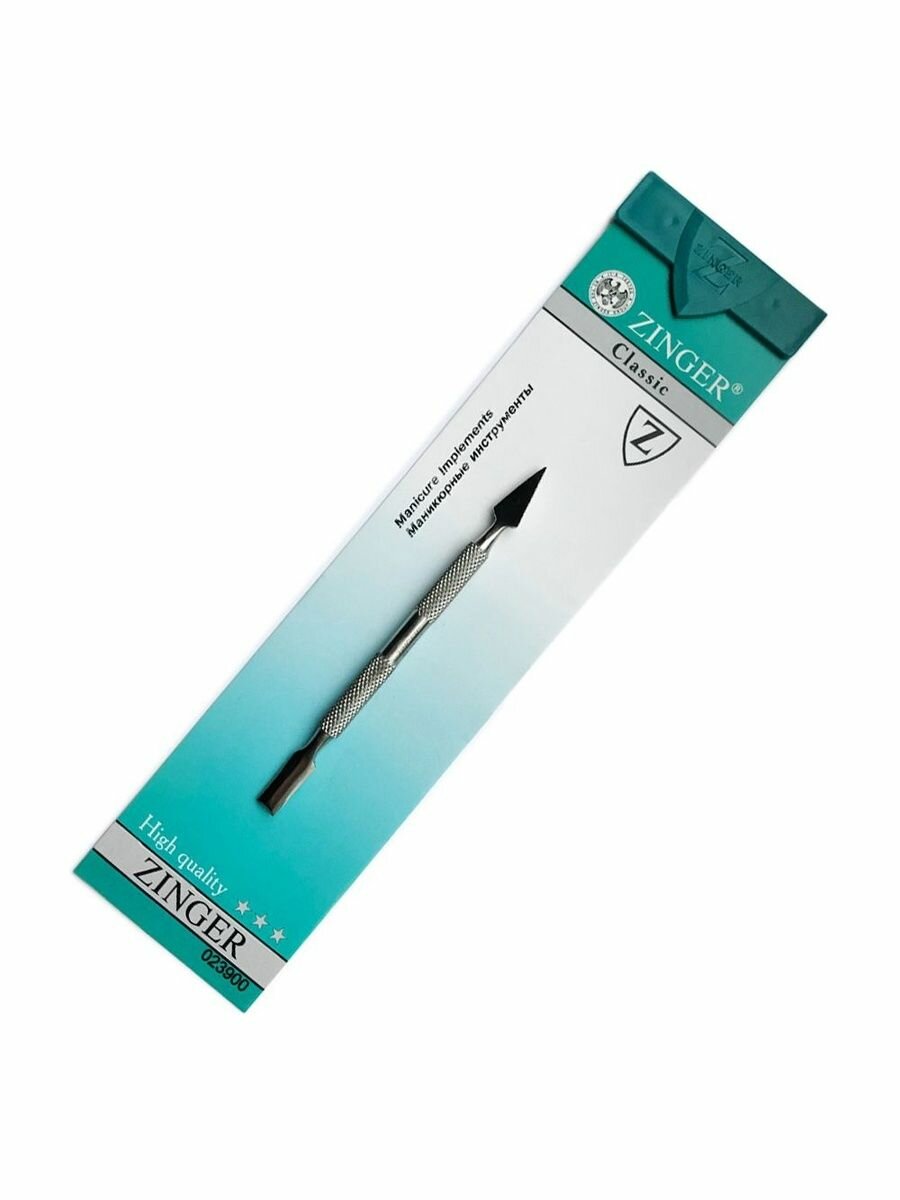 Zinger шабер для маникюра двухсторонний me40 s 10 см