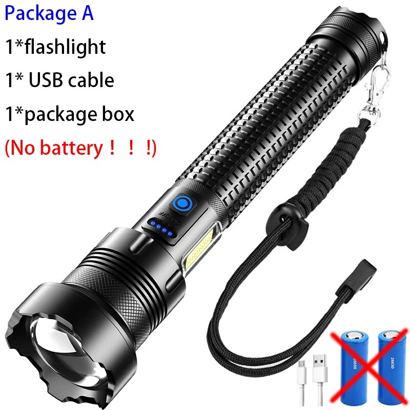 Фонарик ASORT XHP360 водонепроницаемый 360-Package A