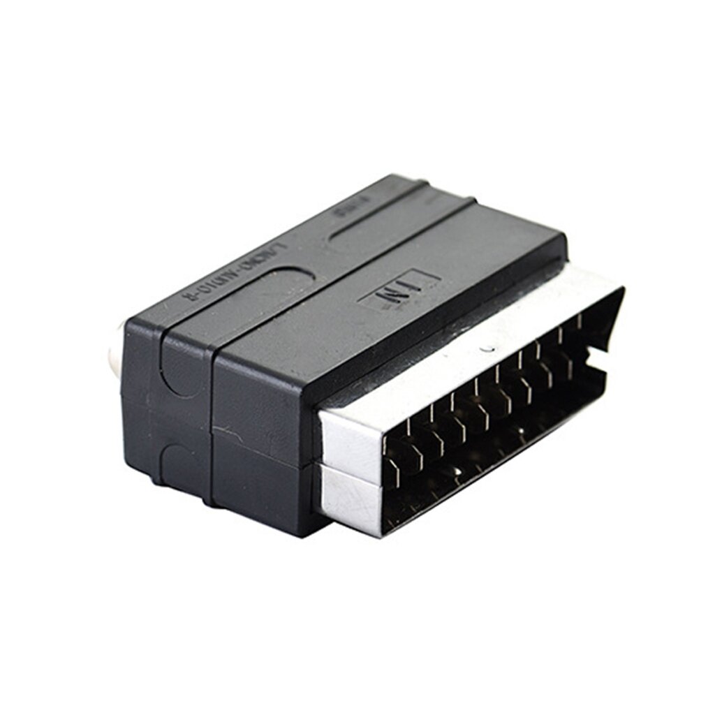 21-контактный разъем SCART европейского стандарта для подключения AV-терминала с разницей в цвете 3RCA с гнездовым адаптером