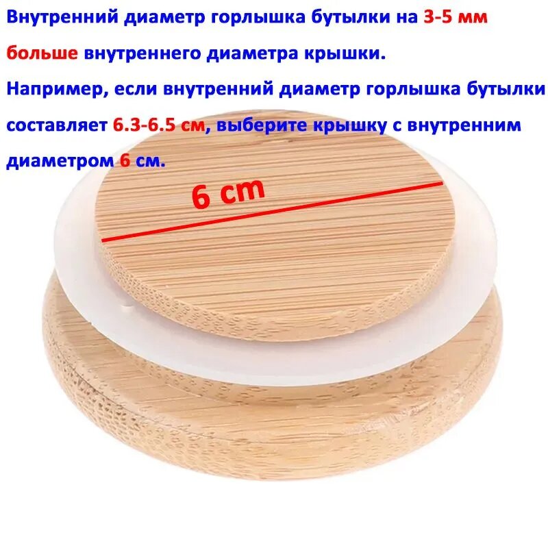 Крышка, 1 шт, диаметр: 6 см