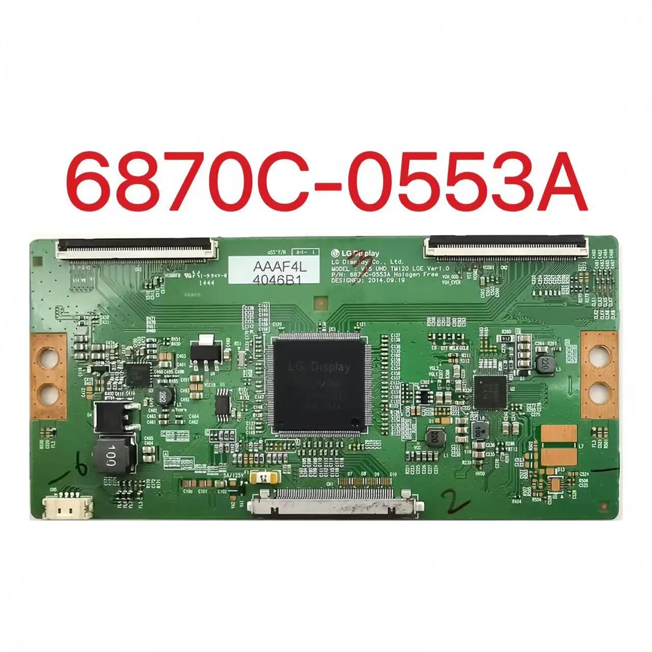 Оригинальная материнская плата T-Con 6870C-0553A для V15 UHD TM120 LGE Ver 1.0