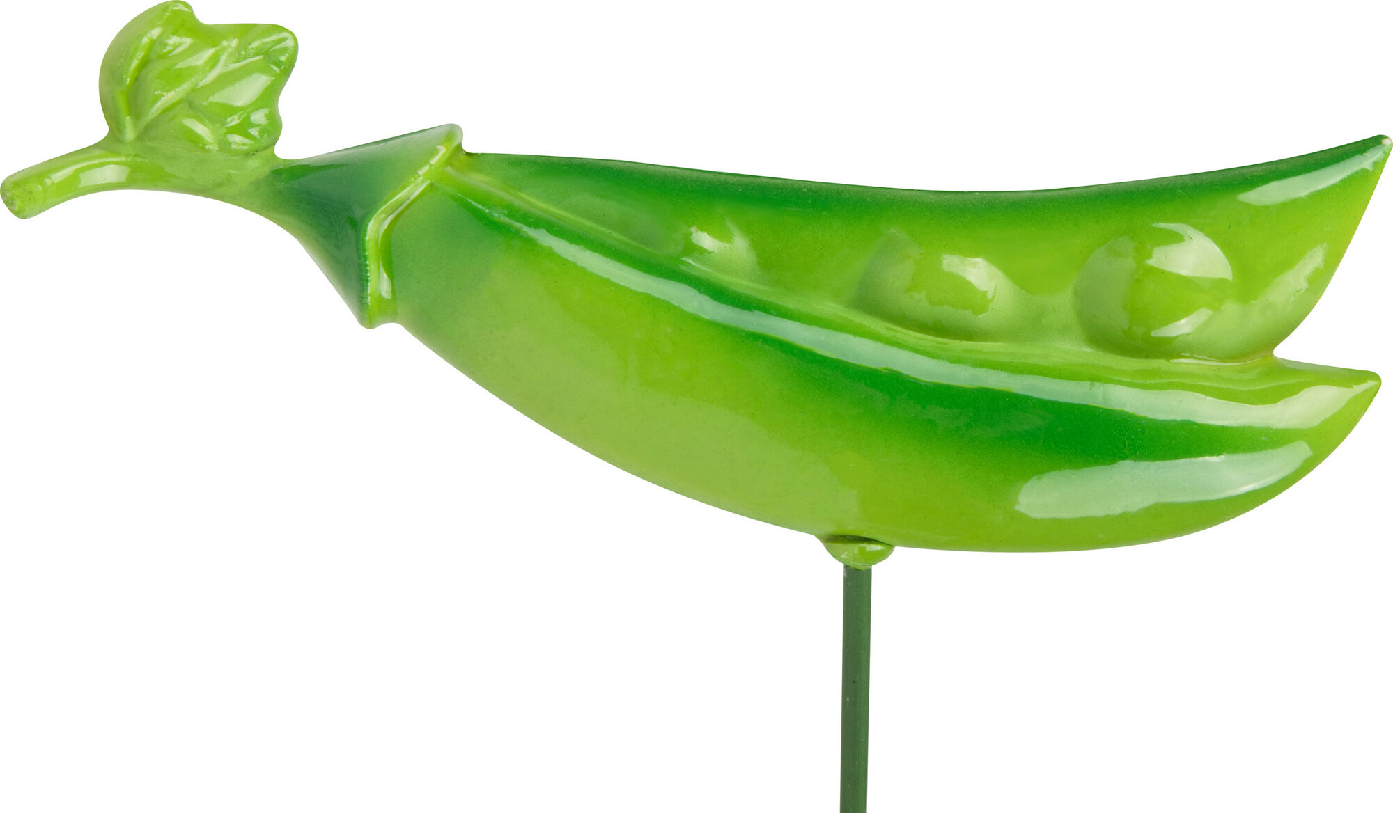 Декоративный садовый штекер PARK "Горошек", 12x3.5x58 см, зеленый