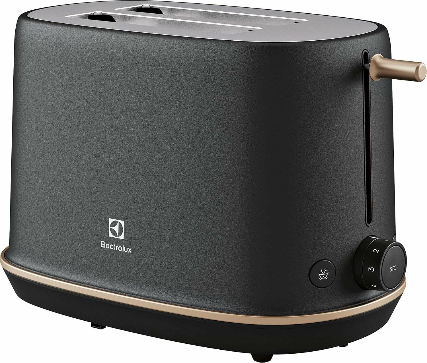 Тостер Electrolux E7T1-6BP Explore, Швеция, оригинал, чёрный, медный