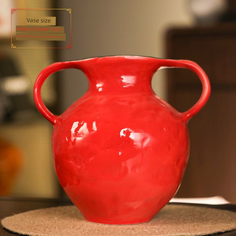 Вазы и цветочные сосуды из Цзиндэчжэня, элитные украшения, керамические вазы для прихожей, в новом китайском стиле