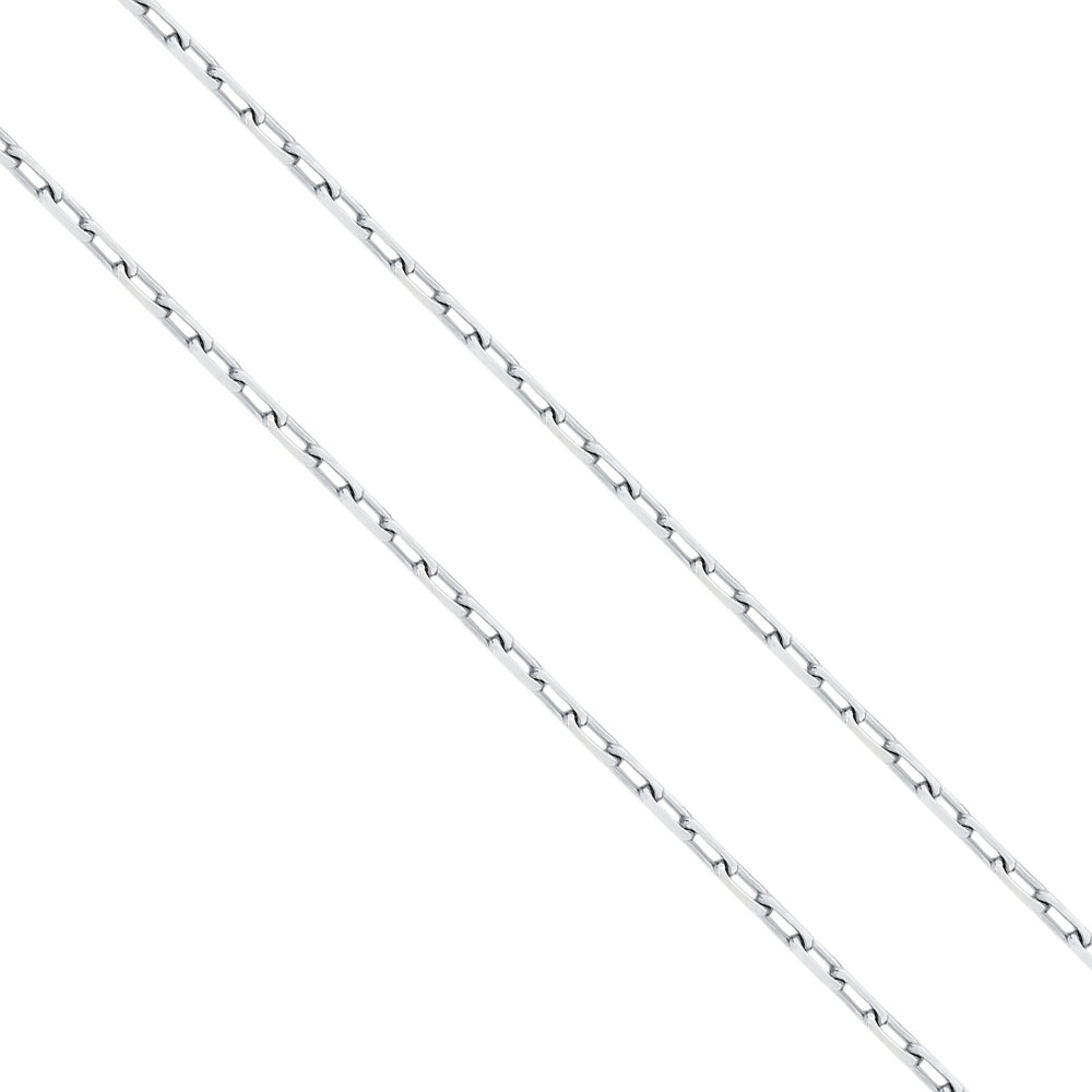 цепь из белого золота