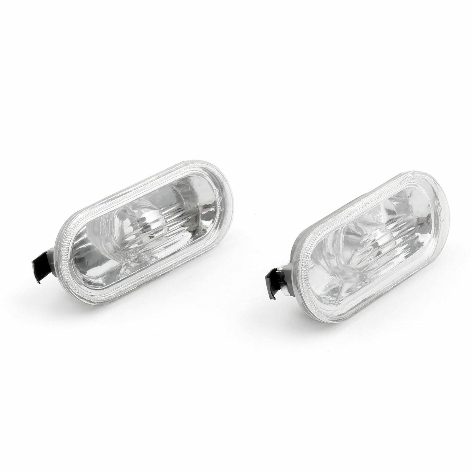 Боковой указатель поворота LED (2 шт.) для VW Golf 4, Jetta/Bora Mk4, Passat B5, New Beetle — прозрачная линза, жёлтый свет