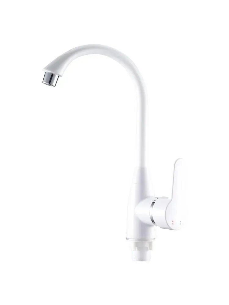 Смеситель для кухни, ABS пластик, белый
