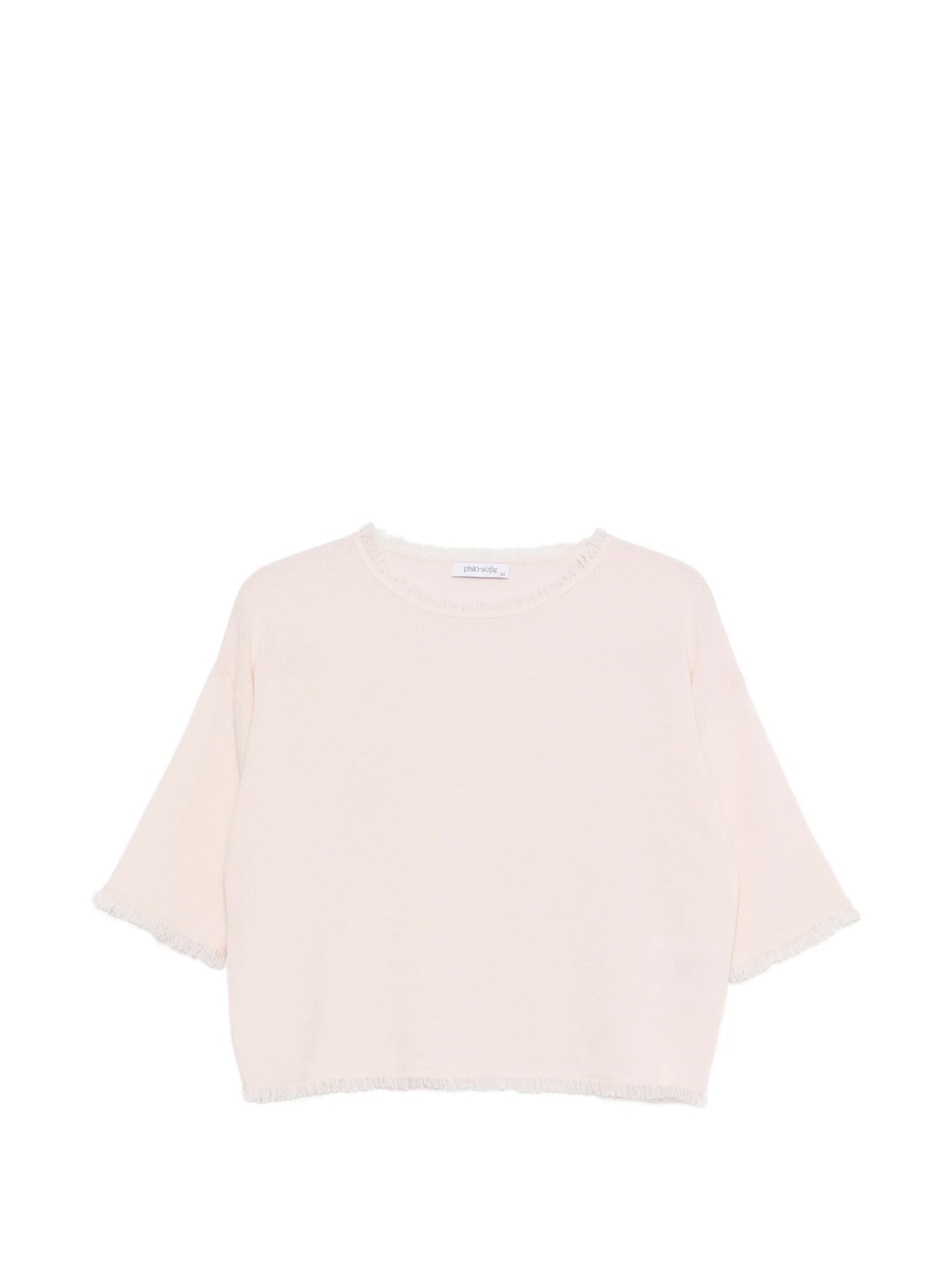 Футболка Fringed-hem T-shirt