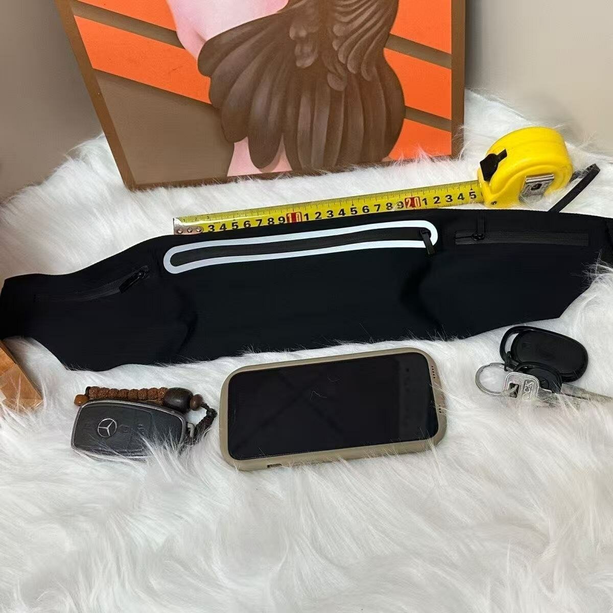 Спортивная поясная сумка для бега, ультратонкая поясная сумка, фитнес, поясная сумка для активного отдыха