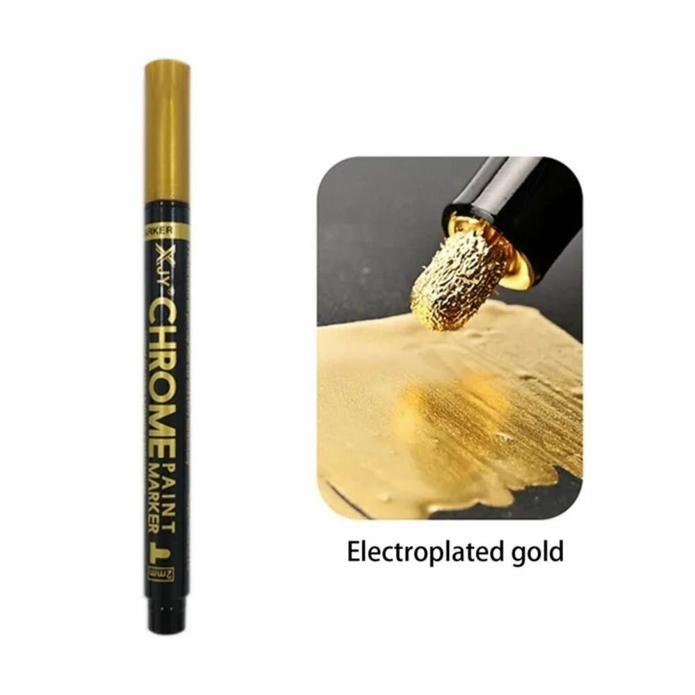 Зеркало хром маркер ручка