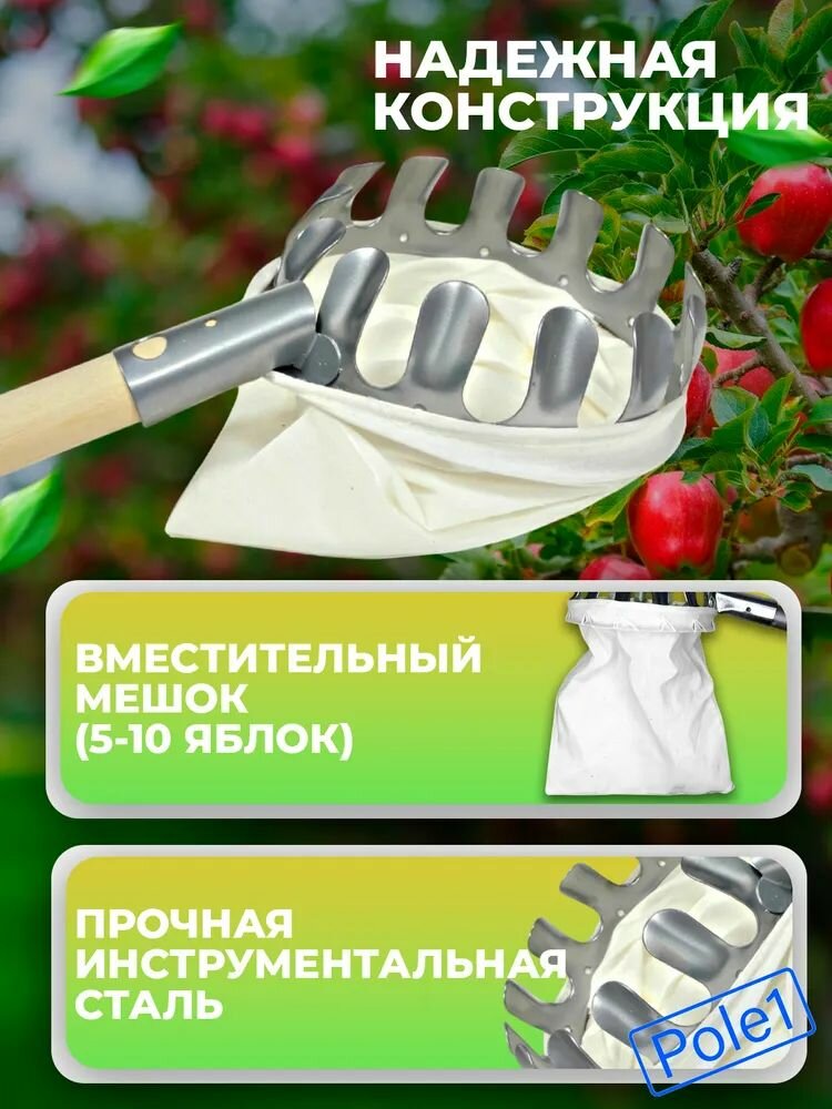 Плодосборник,21.5х7см — фото 1