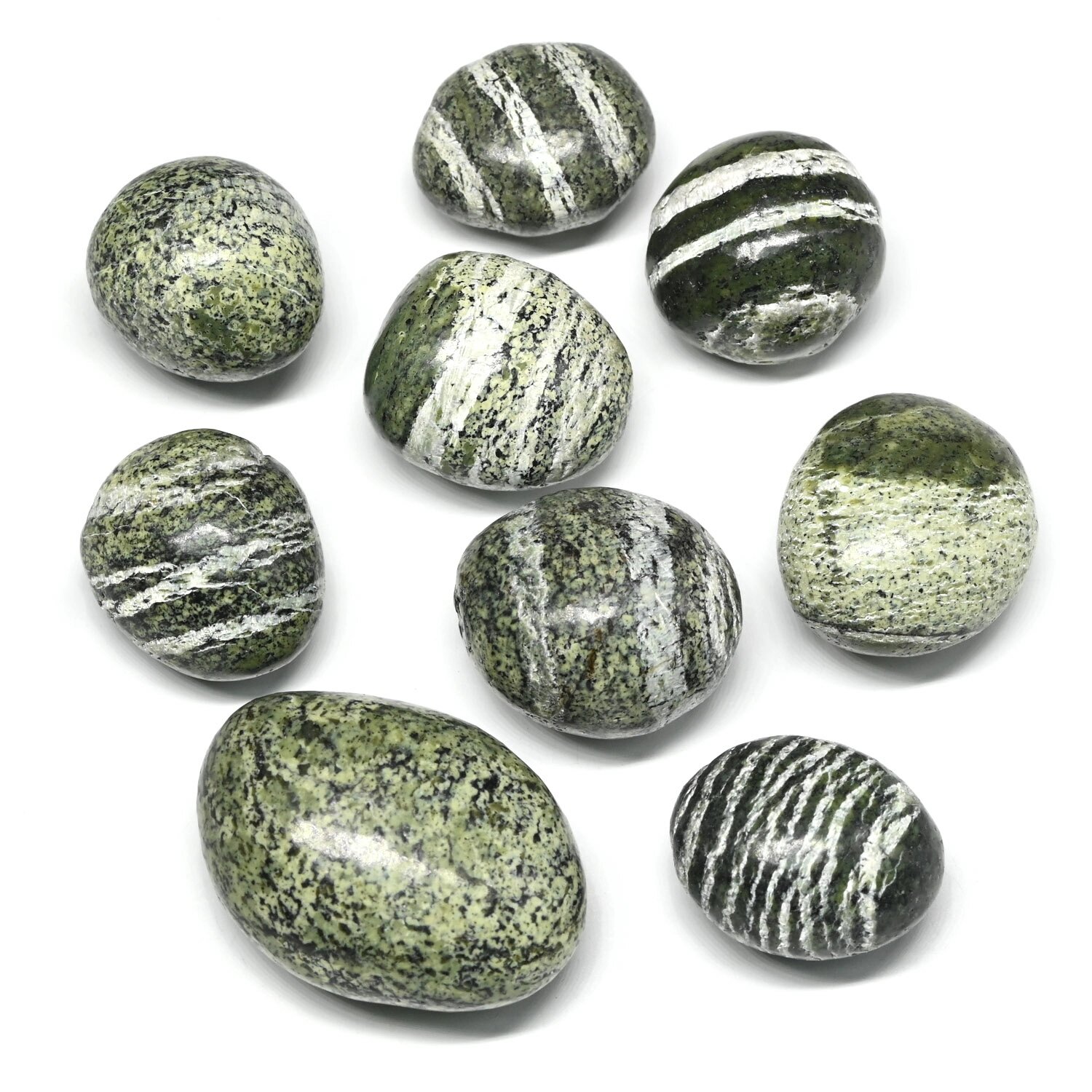 Хризотил галтовка фракция 10-20мм, упаковка 100г .