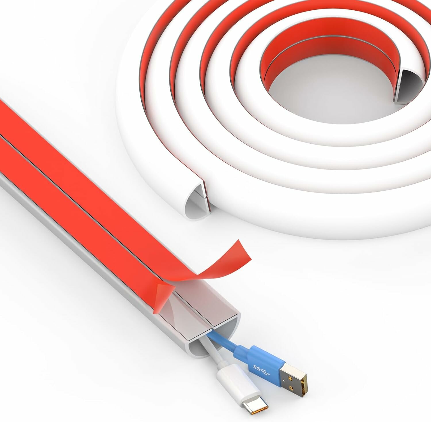 Кабельный Канал 15 Мм: Самоклеящийся Для Быстрого Монтажа - Устойчивый К Наступанию Для Пола Поверхностный Кабельный Канал For Организации Проводки В Доме Или Офисе