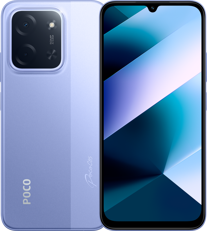 Смартфон POCO C85 6+128 P15AP/Purple|6.9"1600x720/120Hz/IPS/MTK G81 Ultra/And15/50+0.08MP/13MP/microSD/6000mAh