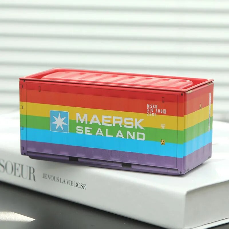 Кофр для хранения вещей 11.5x5x5.4 см Maersk Sealand контейнер, 1 шт
