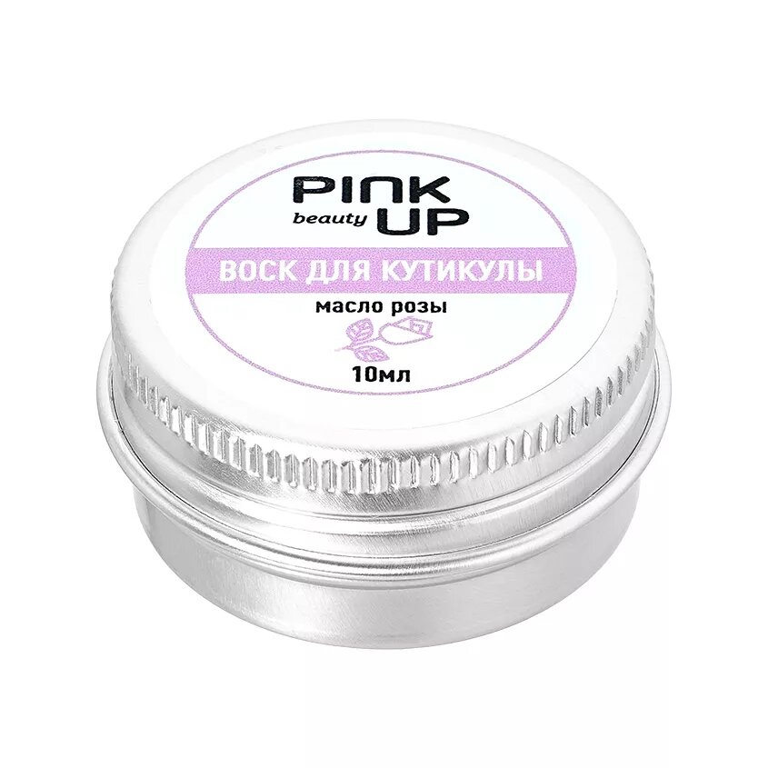 Воск для ногтей и кутикулы PINK UP BEAUTY с маслом розы 10 мл