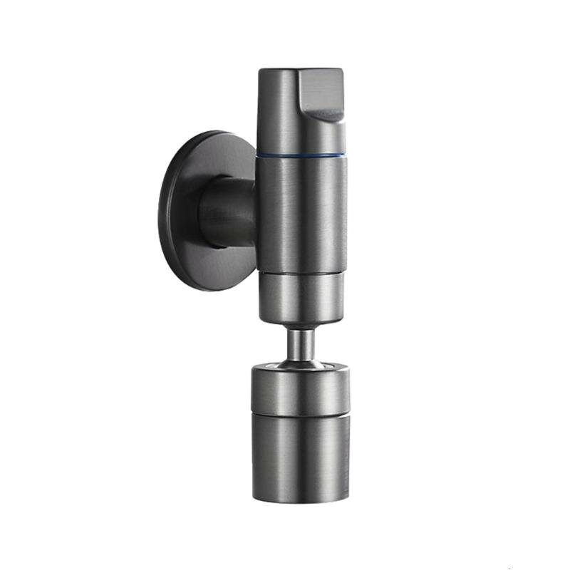 Смеситель для бассейна с бытовой мини-шваброй-пистолет серый