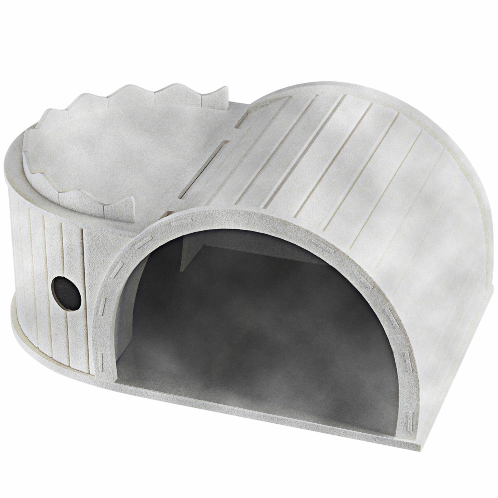 Теплый домик-укрытие для отдыха питомцев из фетра