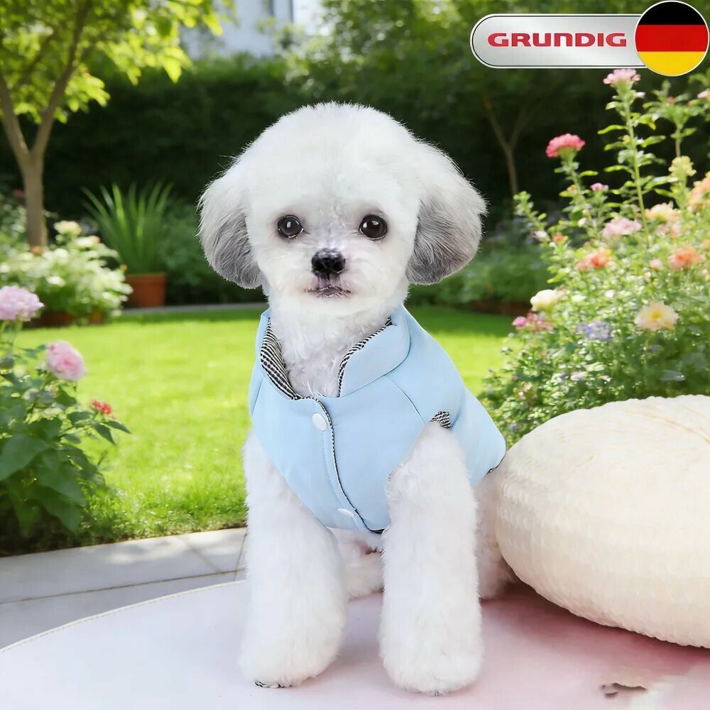Grundig, Зимний жилет для маленьких собак, лёгкая тёплая куртка, одежда для йорка, чихуахуа, той-терьера