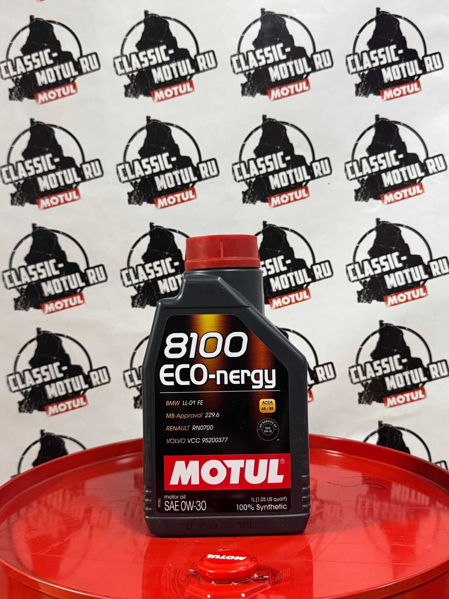 Синтетическое моторное масло Motul 8100 ECO-nergy 0w-30 (1L) 113553