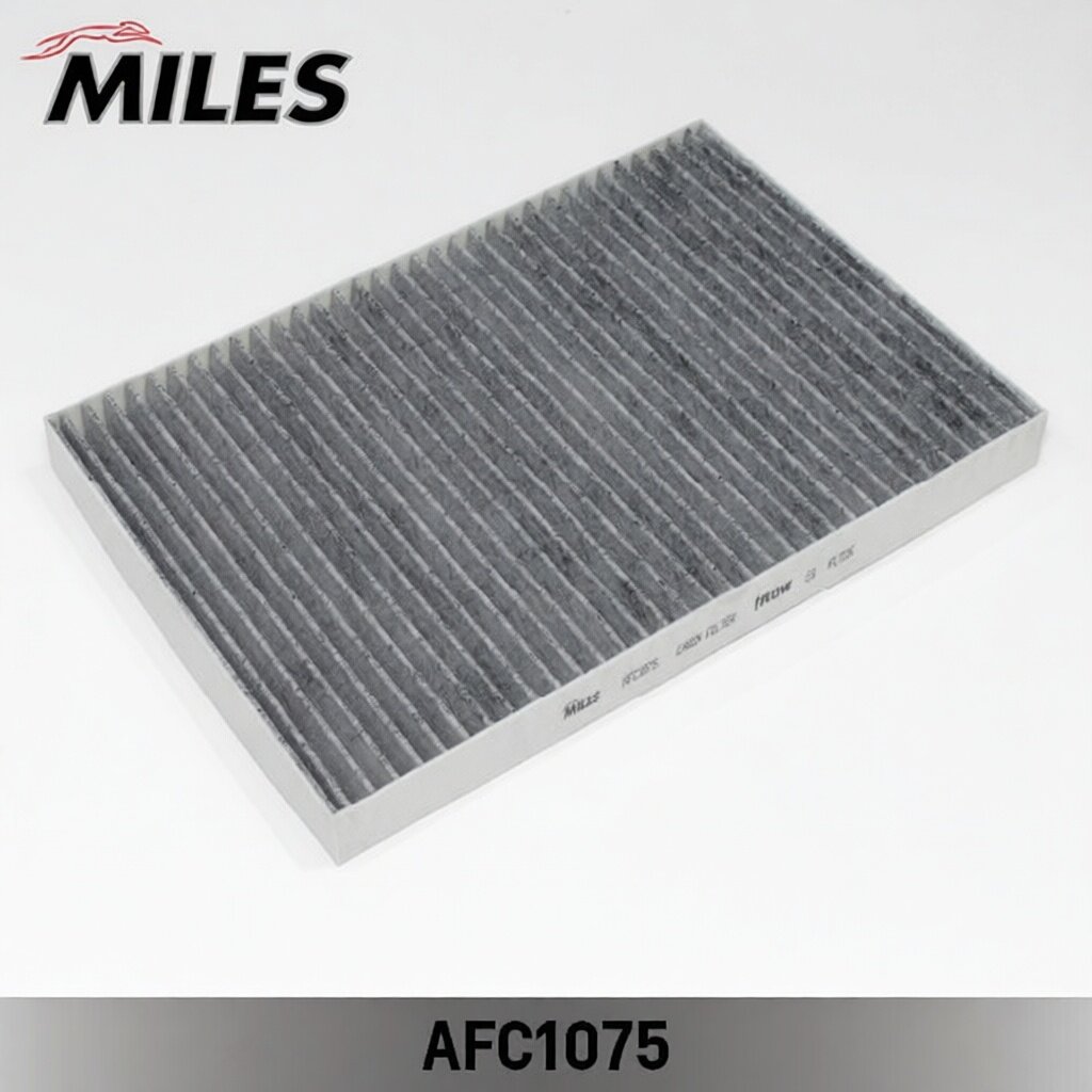 Фильтр салона угольный AUDI A4/A6 97- (FILTRON K1078A, MANN CUK3037) AFC1075 Miles арт. AFC1075