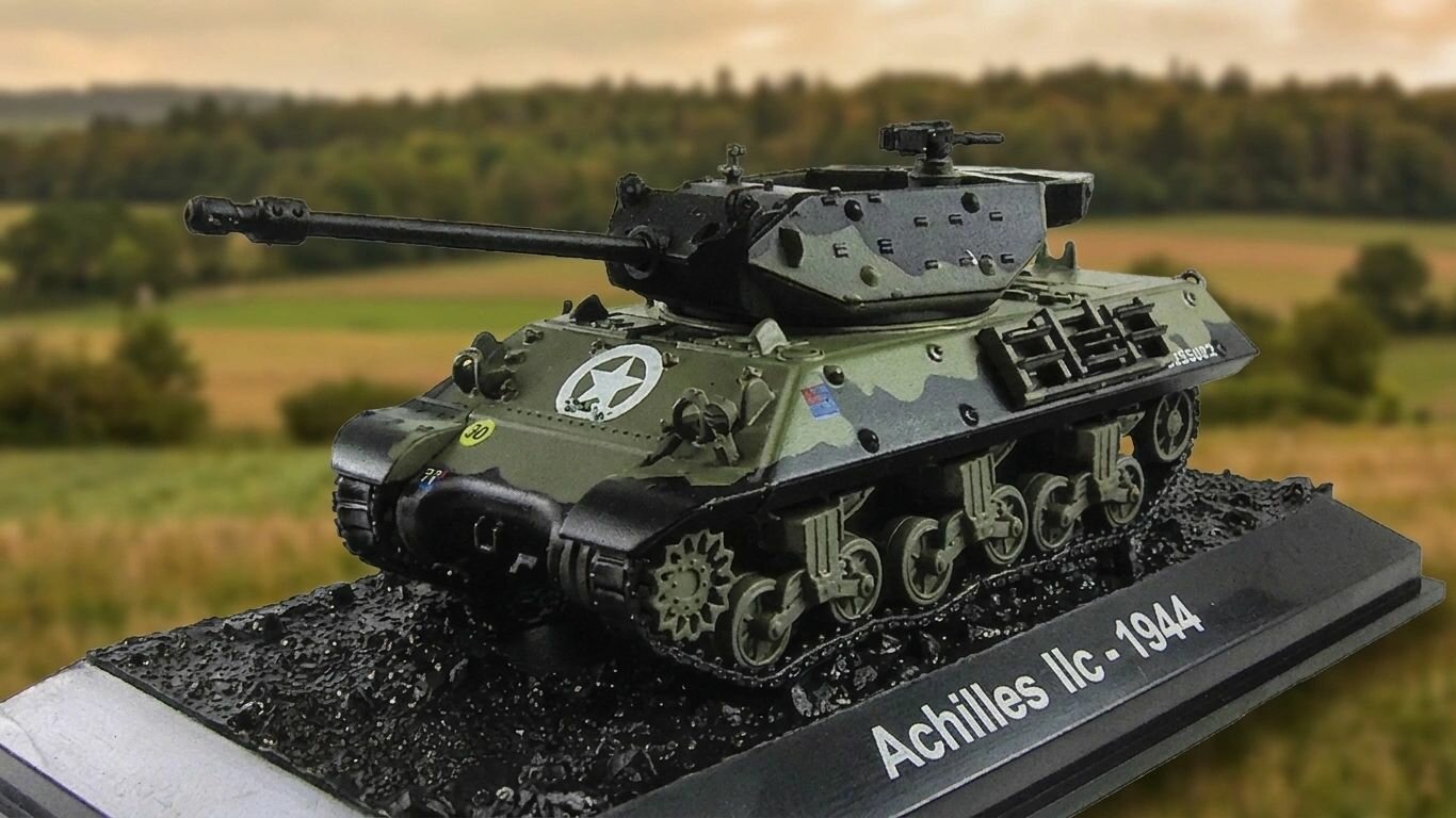 Масштабная модель 1/72, танк ACHILLES M10 1944г.