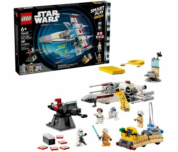 Конструктор LEGO Star Wars 75423 SMART Play Истребитель Red Five X-Wing Люка Скайуокера (Lego 75423)