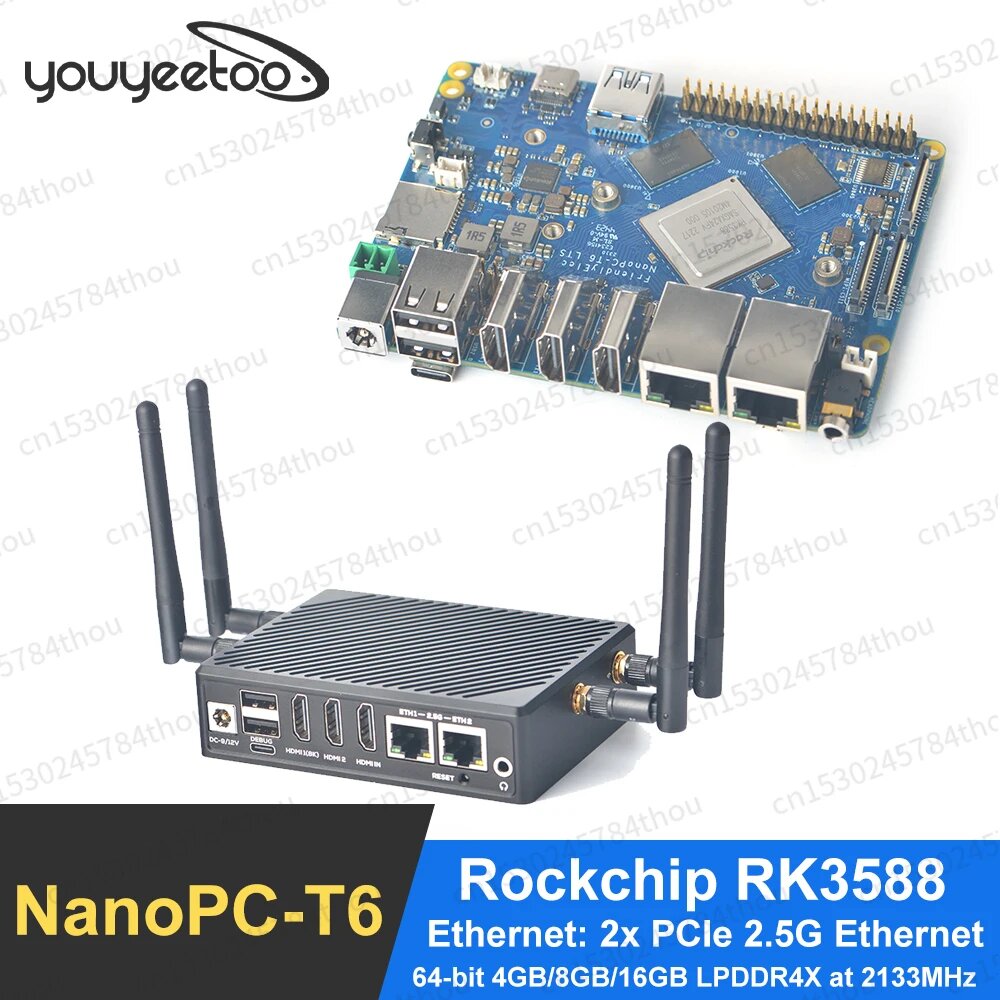 NanoPC-T6 Development Board, Bundle 1, 8GB 64GB — фото 1