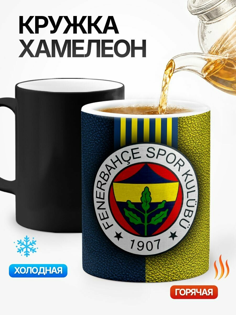 Кружка хамелеон Fenerbahce SK Фенербахче