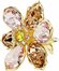 Кольцо-кулон SWAROVSKI, размер 18.5