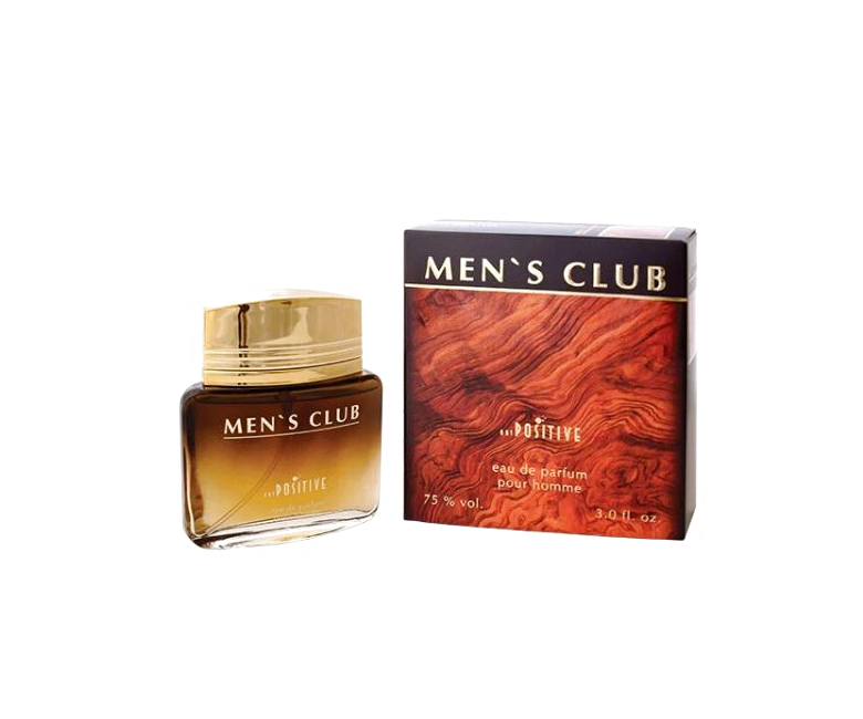 Мужская парфюмерная вода Позитив парфюм Менс Клаб объём 90 мл - Positive Parfum Men S Club