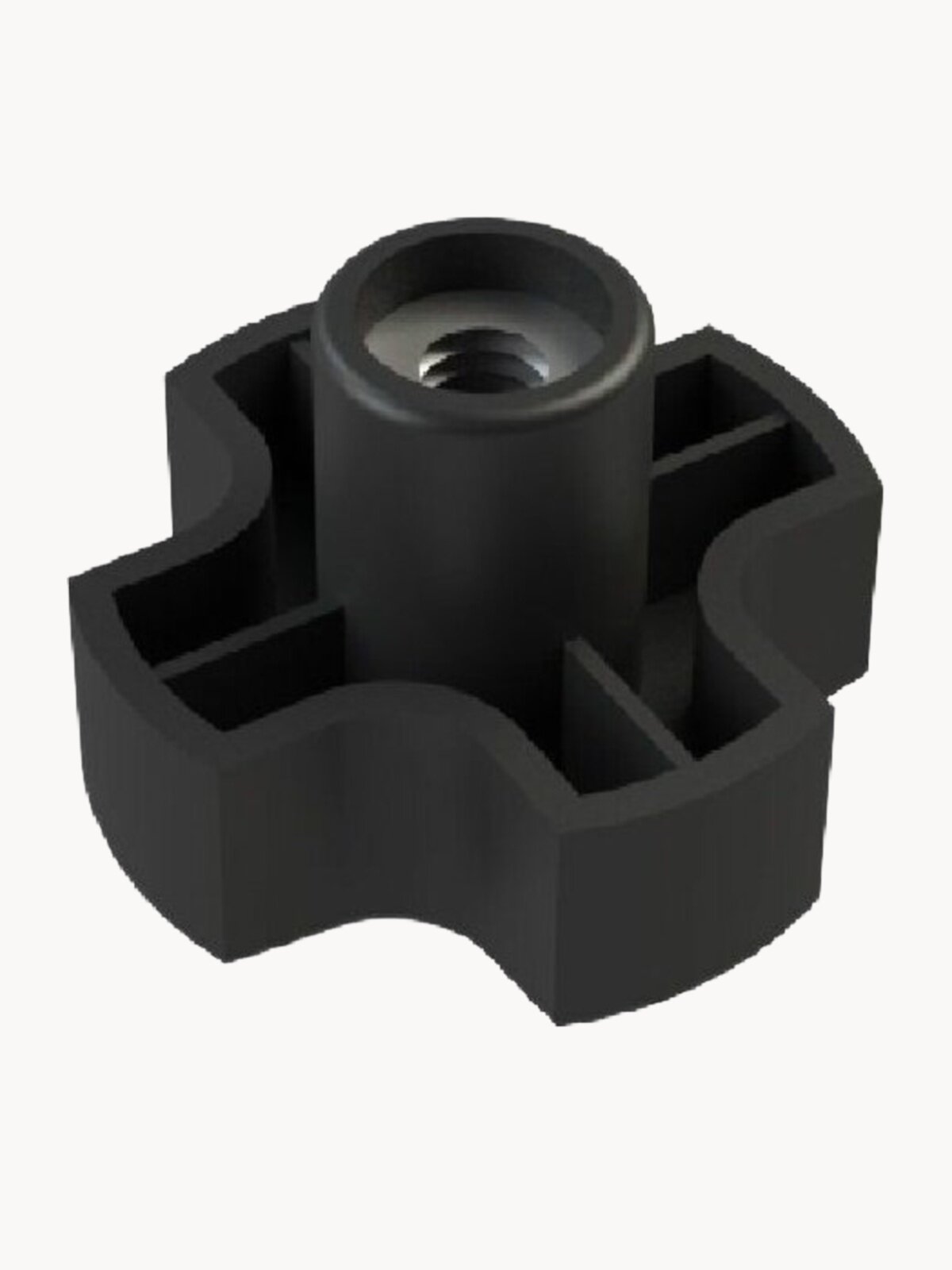 Гайка барашек М8/ фиксатор с гайкой / ручка с гайкой М8, 4 шт.