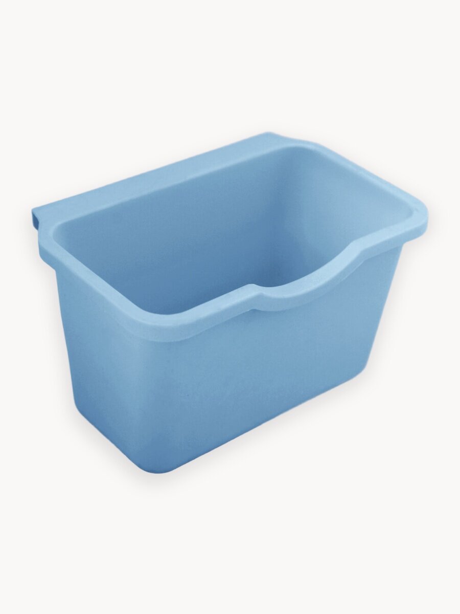 Мусорное ведро "Волна", подвесное, пластик, цвет в ассортименте, 12x21x13 см