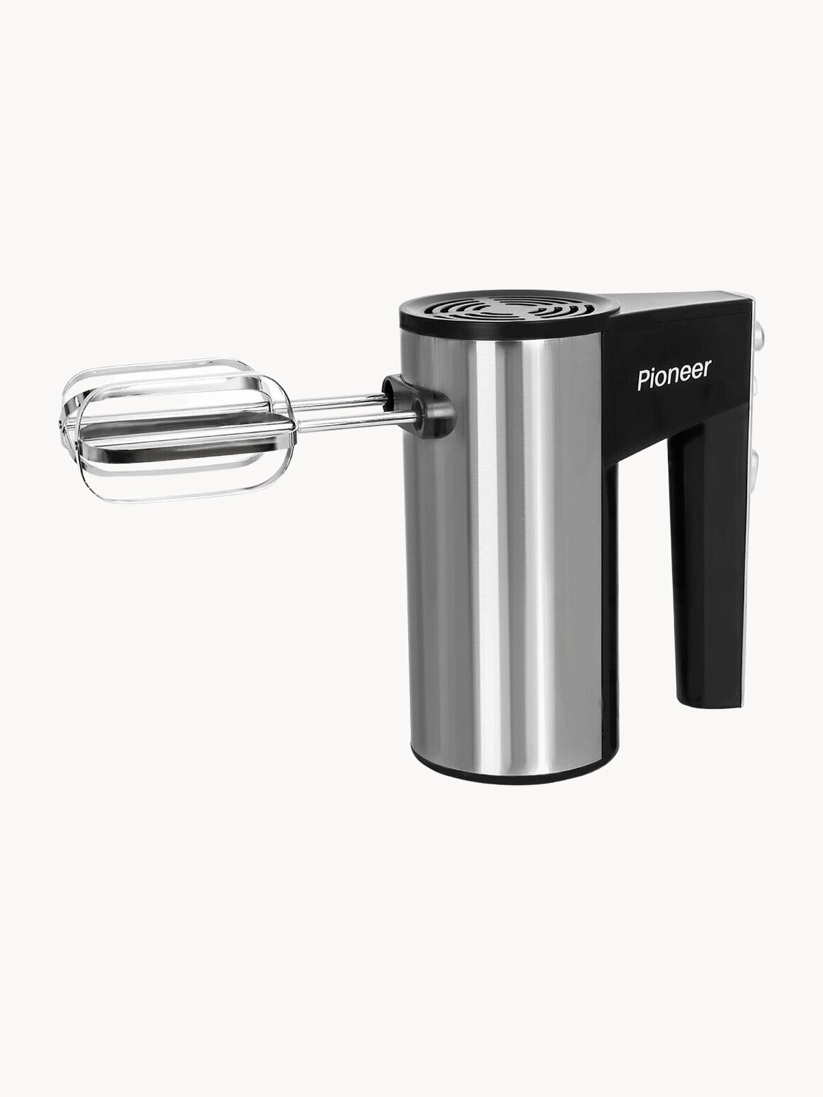 Компактный ручной миксер Pioneer MX320 с турборежимом, 5 скоростей, 2 насадки, 350 Вт