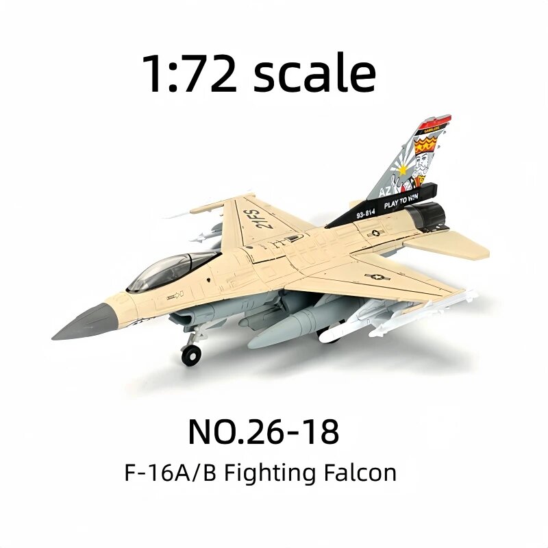 Креативный Набор Для Сборки Модели Военного Самолета F-16 A/B Fighting Falcon В Масштабе 1/72, Конструктор Для Мальчиков