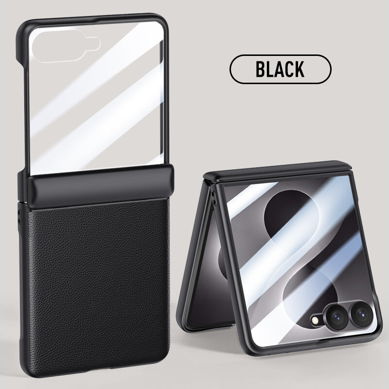 Чехол для Samsung Galaxy Z Flip8 / Samsung Z Flip8 / Самсунг Галакси Зед Флип8, soft touch, чехол-кардиомонитор, искусственная кожа, поликарбонат (PC), защита камеры, ударопрочный, усиленные углы, Samsung