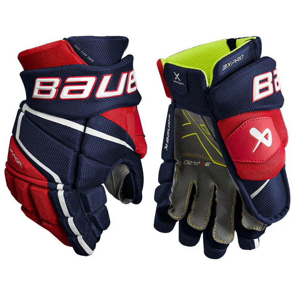 Перчатки Bauer Vapor 3X Pro S22 JR navy/red/white (1059963) (10")