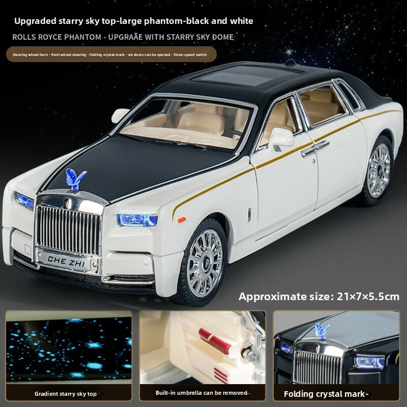 Model cars rolls royce phantom с инерционным управлением для детей декор для игровой комнаты stylec
