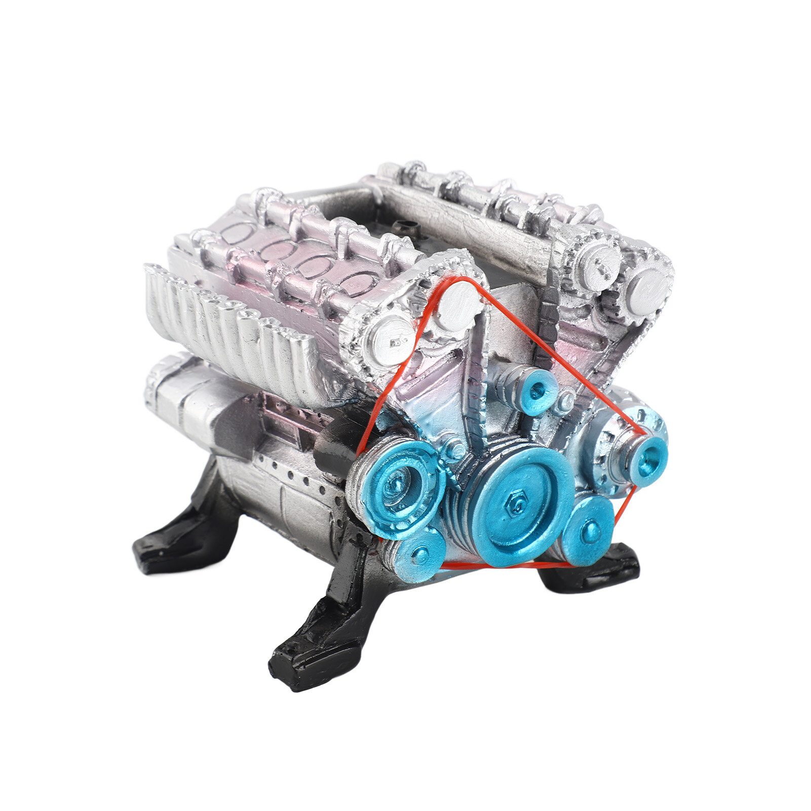 Металлический конструктор-модель автомобильного двигателя, коллекционный подарок