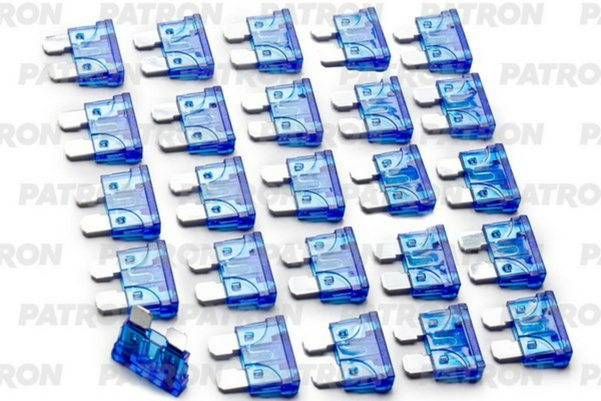 Patron предохранитель 15a пласт. коробка atc fuse 15a голубой , 1шт
