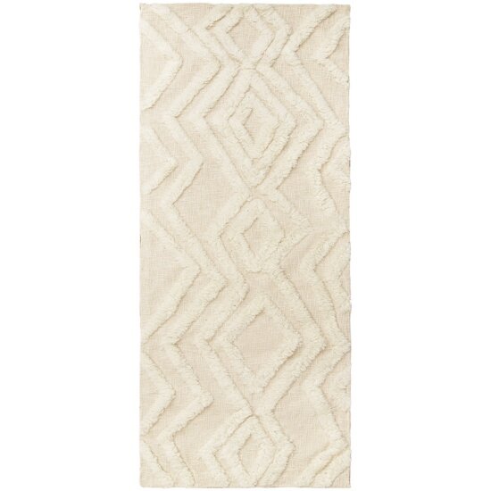 Ковер Tkano из новозеландской шерсти и хлопка Imphal Ethnic, 70x160