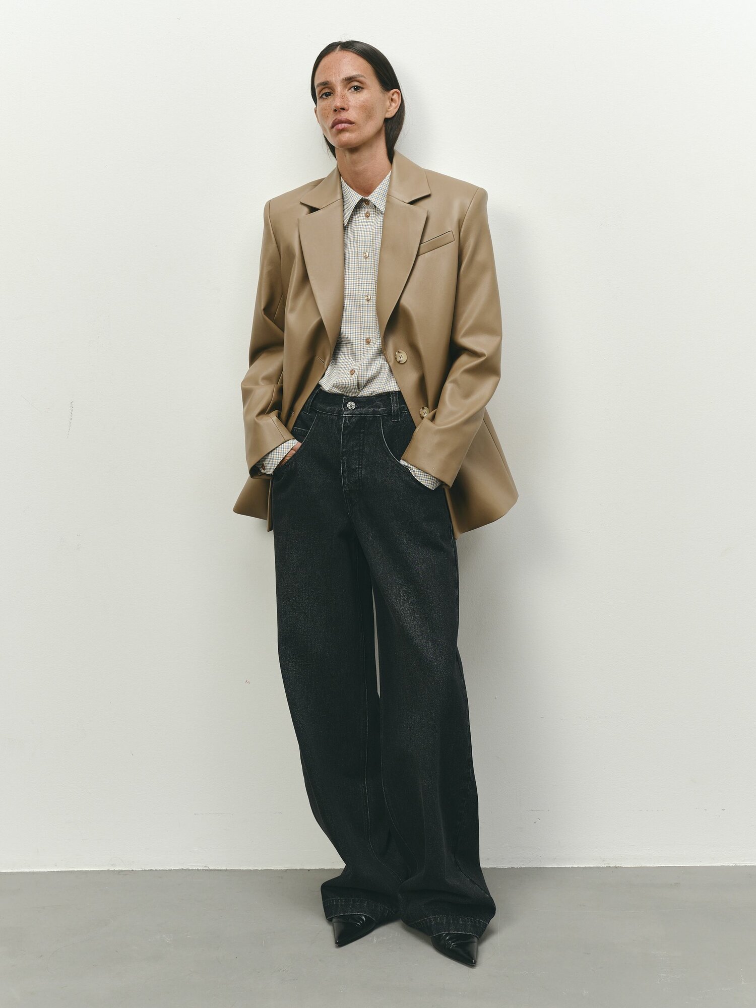 Джинсы багги 