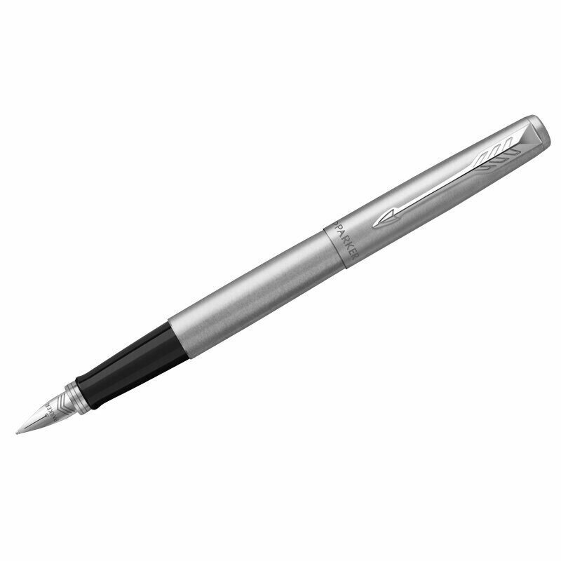 Ручка перьевая Parker Jotter Stainless Steel CT 1,0мм, подарочная упаковка, 2030946/264233