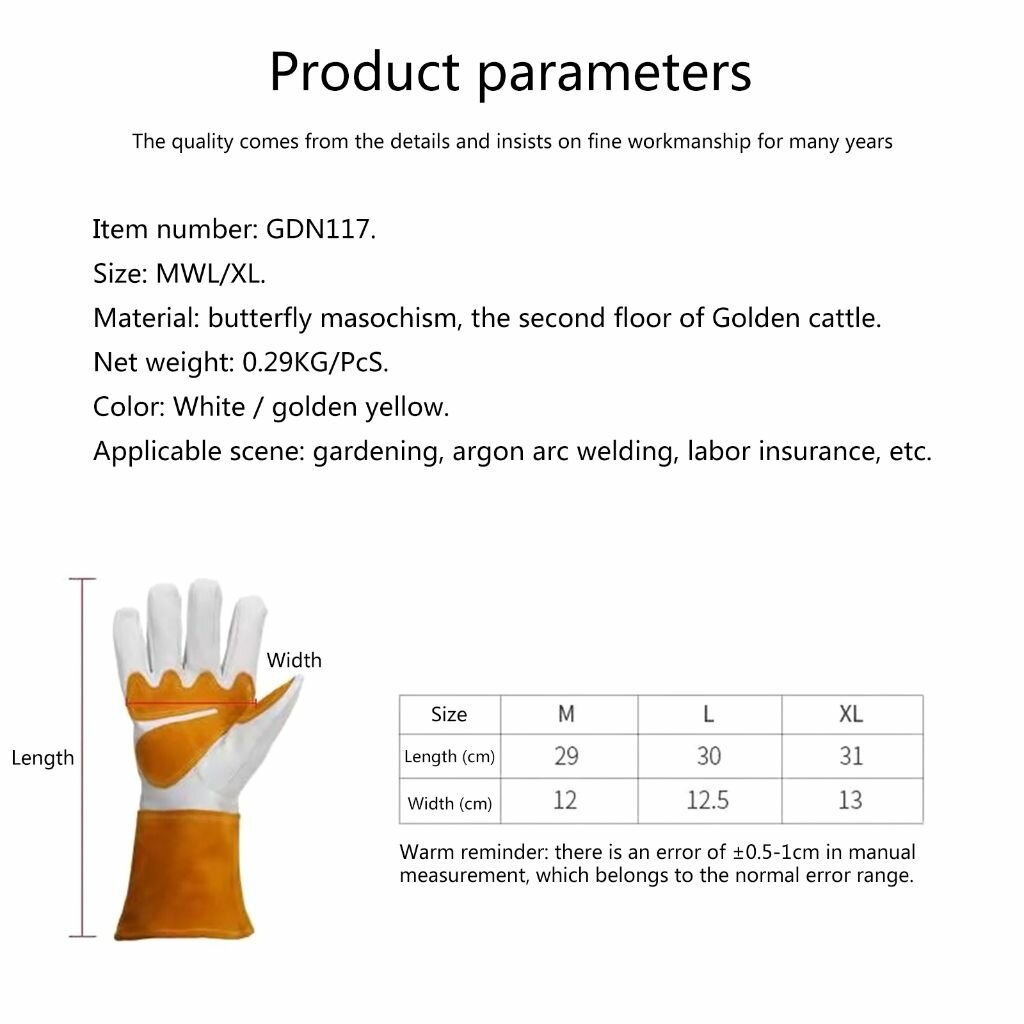 Рабочие садовые перчатки для сварки с длинными рукавами, защищающие от шипов, дышащие для мужчин и женщин