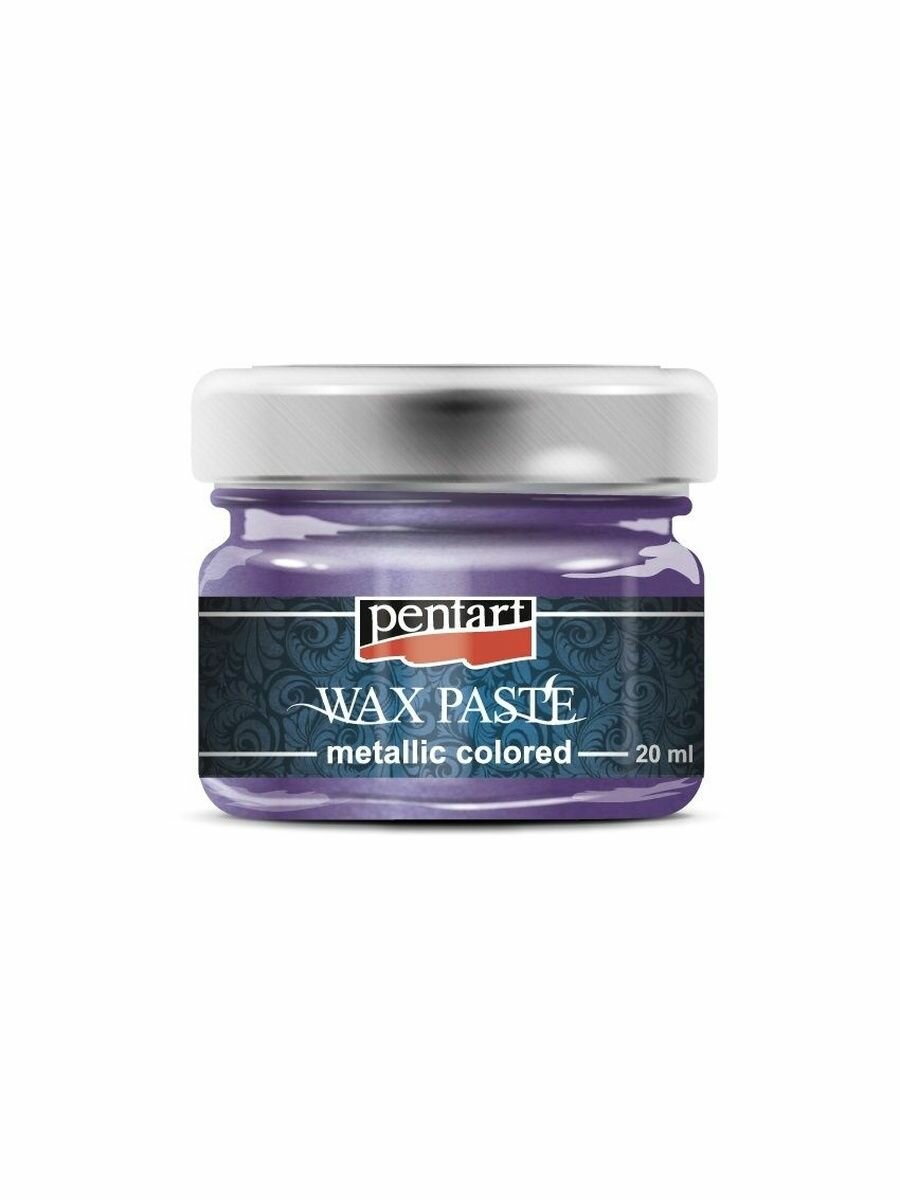 Pentart Восковая паста для творчества металлик пурпурный 20 мл