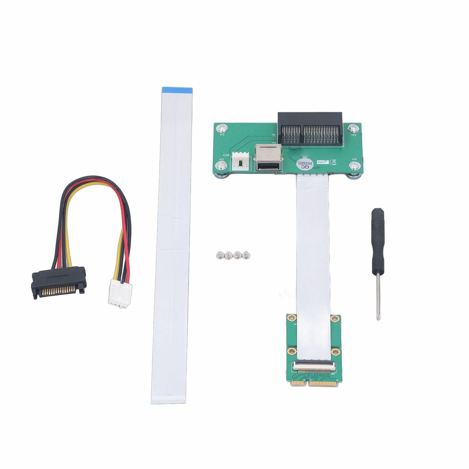 Адаптер Mini PCI-E to PCI-E 4x, с USB, магнитная накладка
