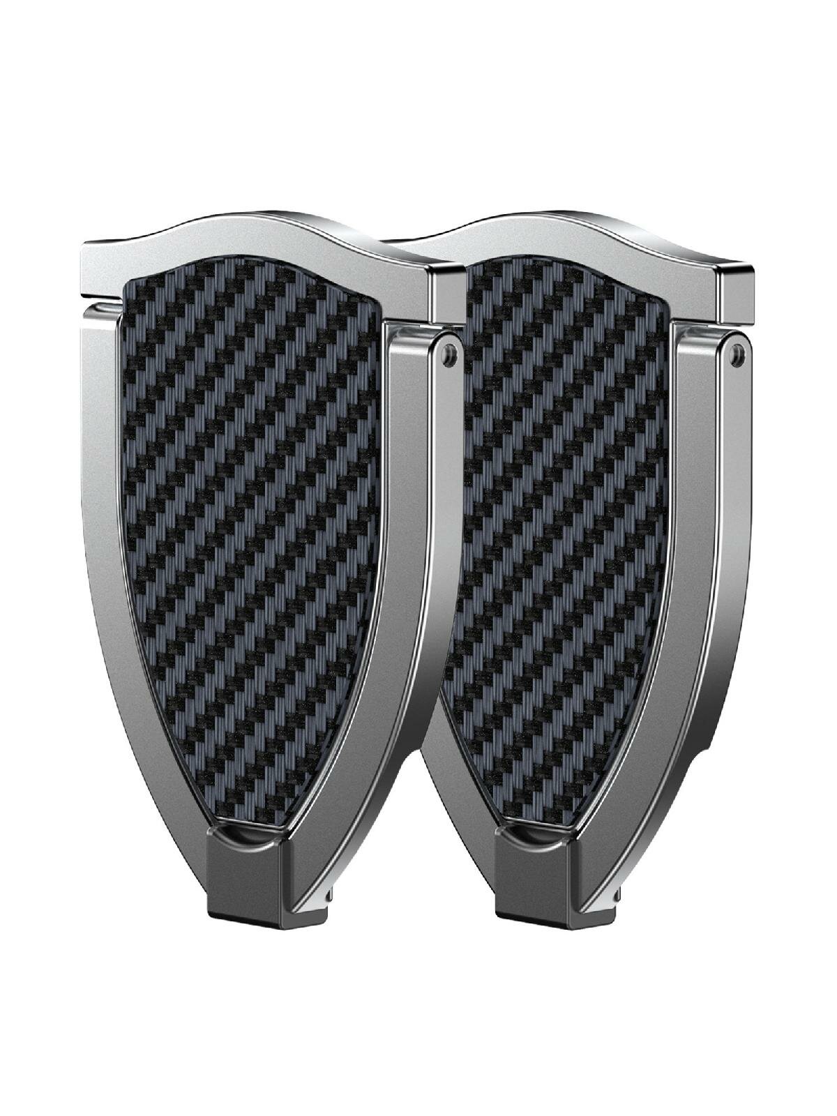 2PCS Aluminum Alloy Laptop Stand, Adjustable Notebook Holder Heat Dissipation Holder, Invisible Desk Keyboard Lift