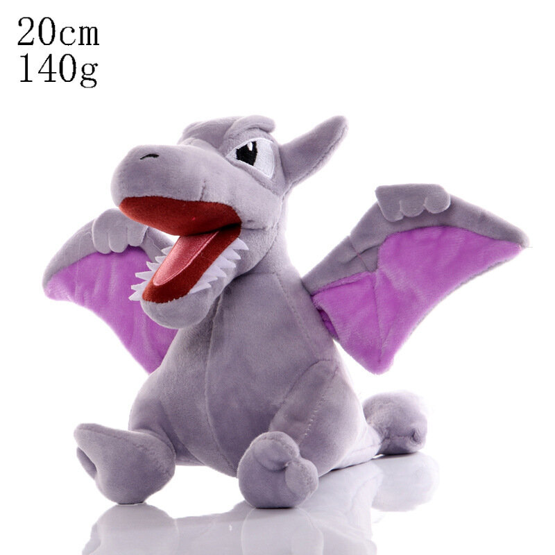 Игрушка мягкая Pokemon Aerodactyl happymall, фиолетовый, 20см