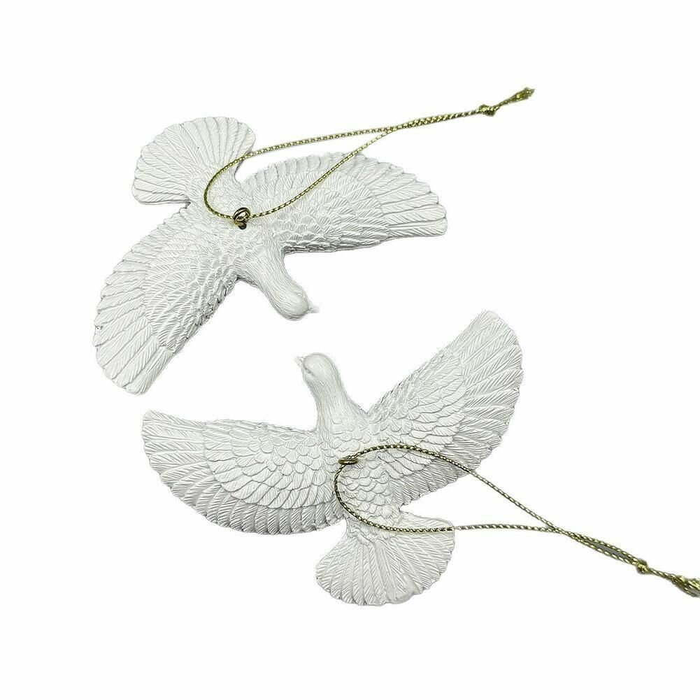 Декоративная подвеска "Голубь мира", украшающая рождественскую елку